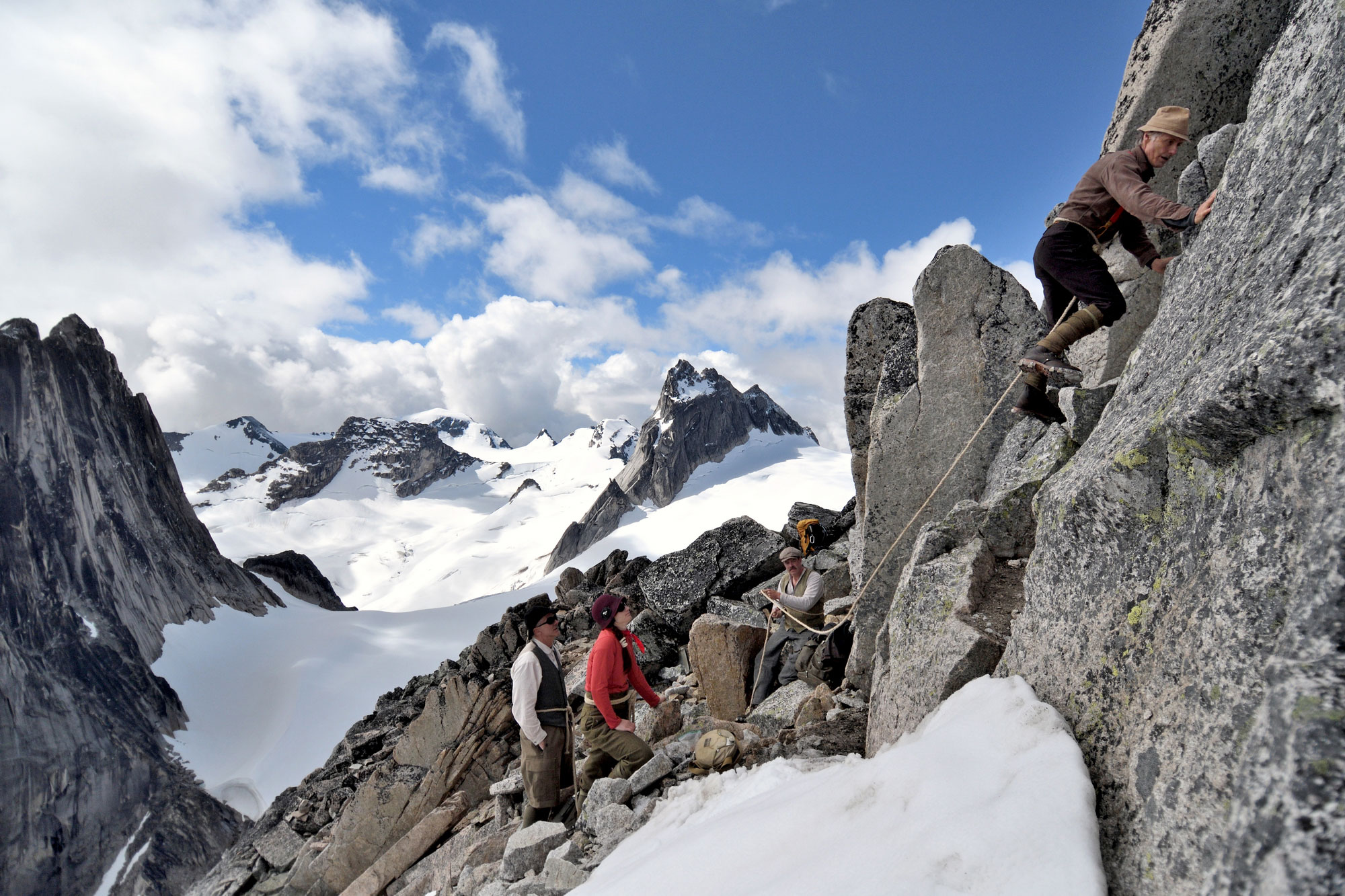 Photos: Ontario mountaineers recreate legendary first ascent of Bugaboo ...