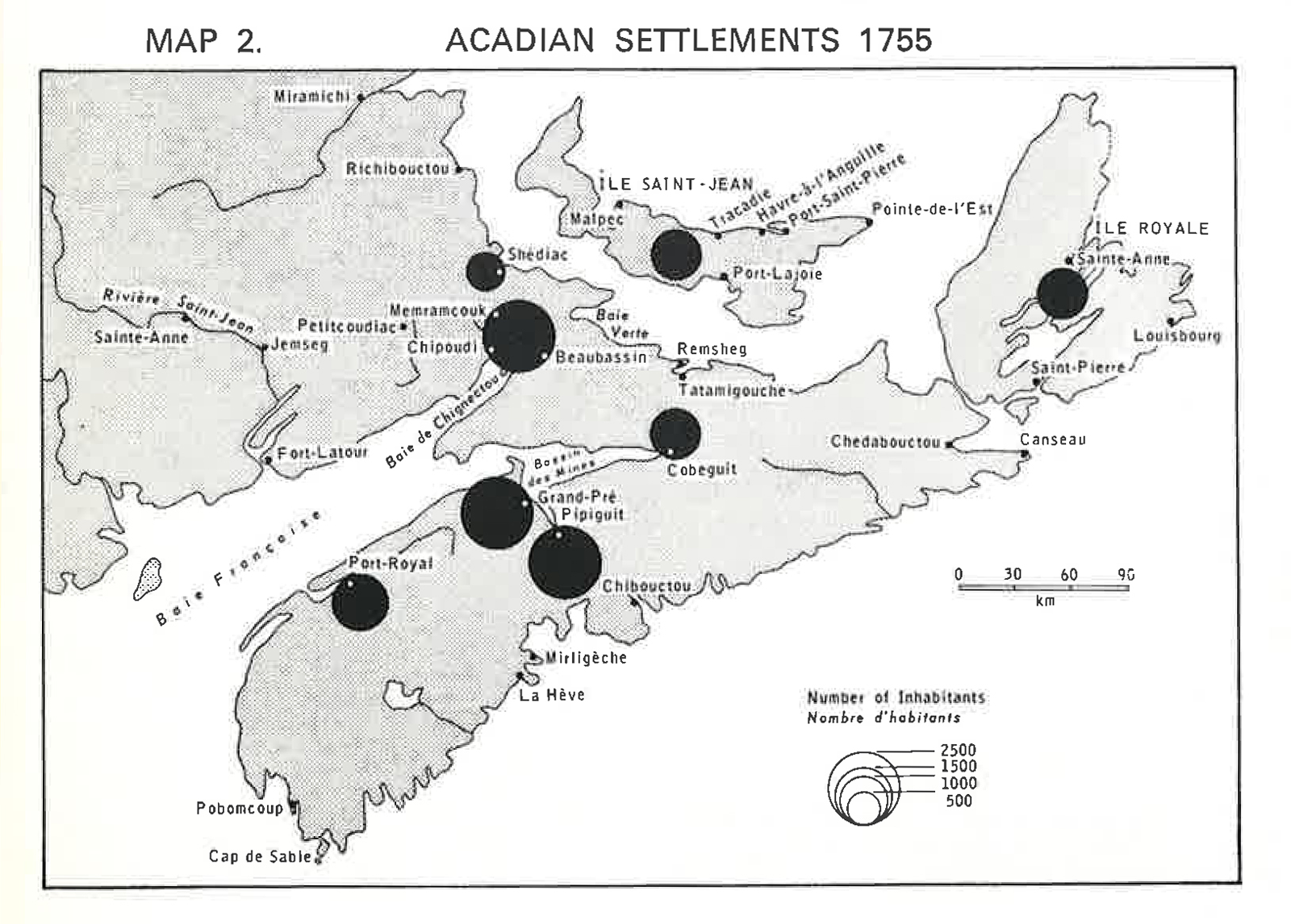 Mapping the Acadian deportations | Canadian Geographic