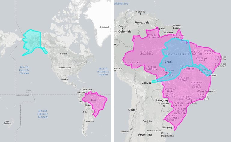 Explore the real size of Earth’s land masses with this interactive map ...