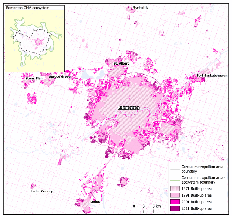 Mapping 40 years of Canadian urban expansion | Canadian Geographic