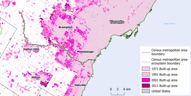 Mapping 40 years of Canadian urban expansion | Canadian Geographic