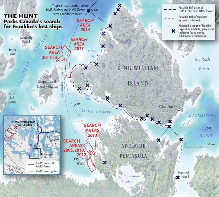 Diver delves into the details of searching for the Franklin Expedition ...