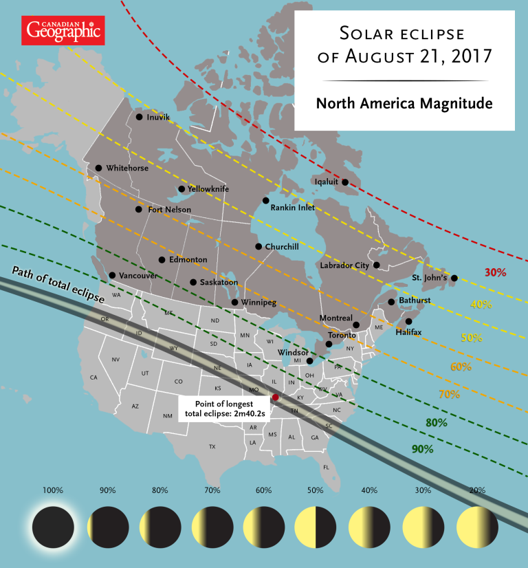 How and where to see today’s solar eclipse | Canadian Geographic