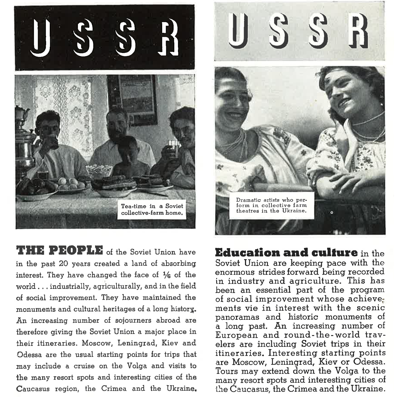 Photos: Selling Soviet tourism to Canadians in the Great Depression ...