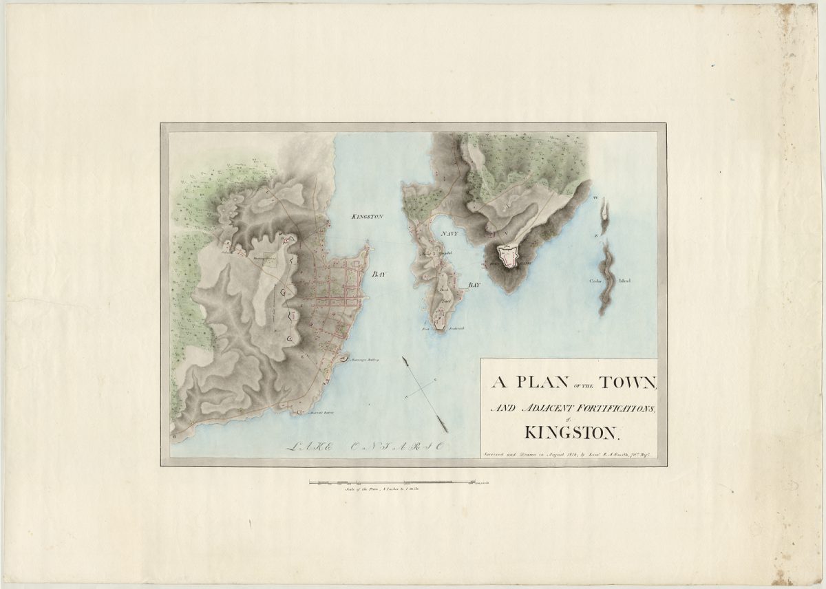 A 200-year-old map offers a glimpse at Kingston’s military past ...