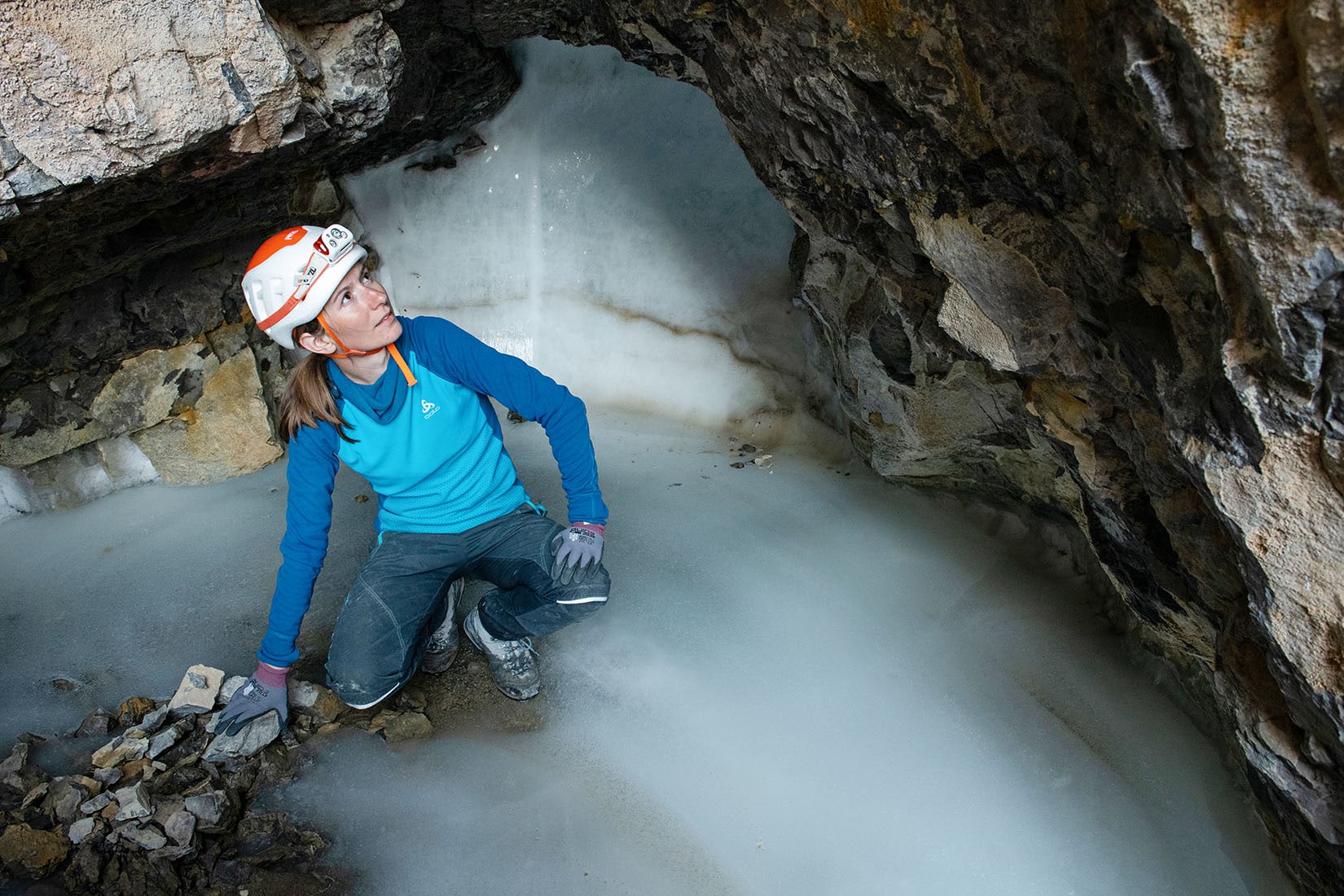 Gina Moseley, ice cave explorer | Canadian Geographic