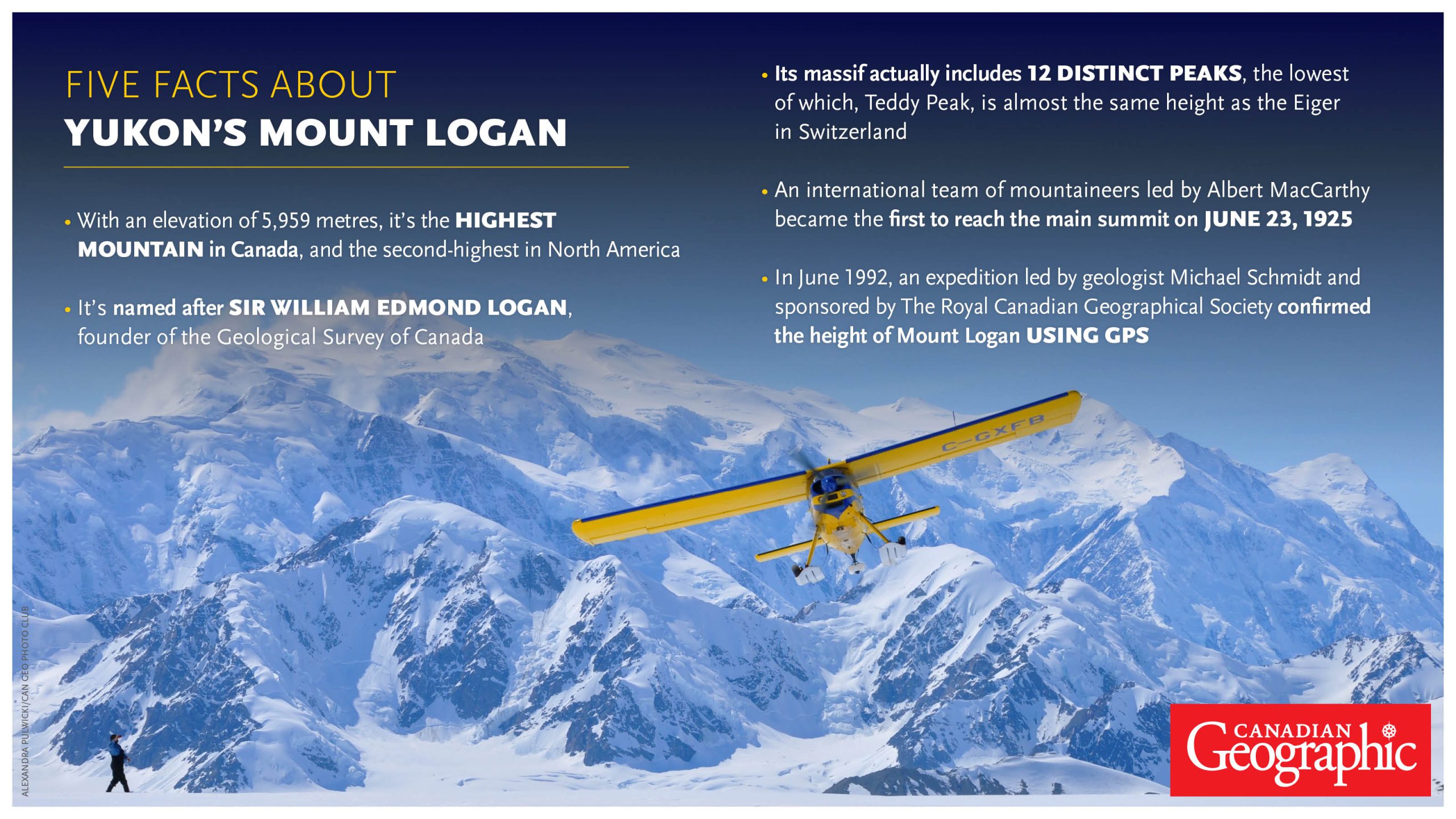 Earthquakes strand climber near summit of Mount Logan | Canadian Geographic