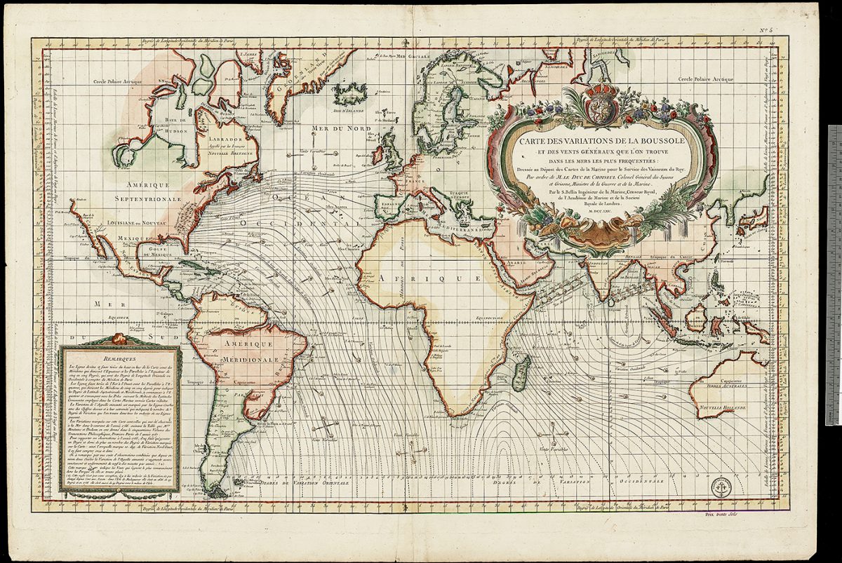 Magnetic maps helped 18th century mariners | Canadian Geographic