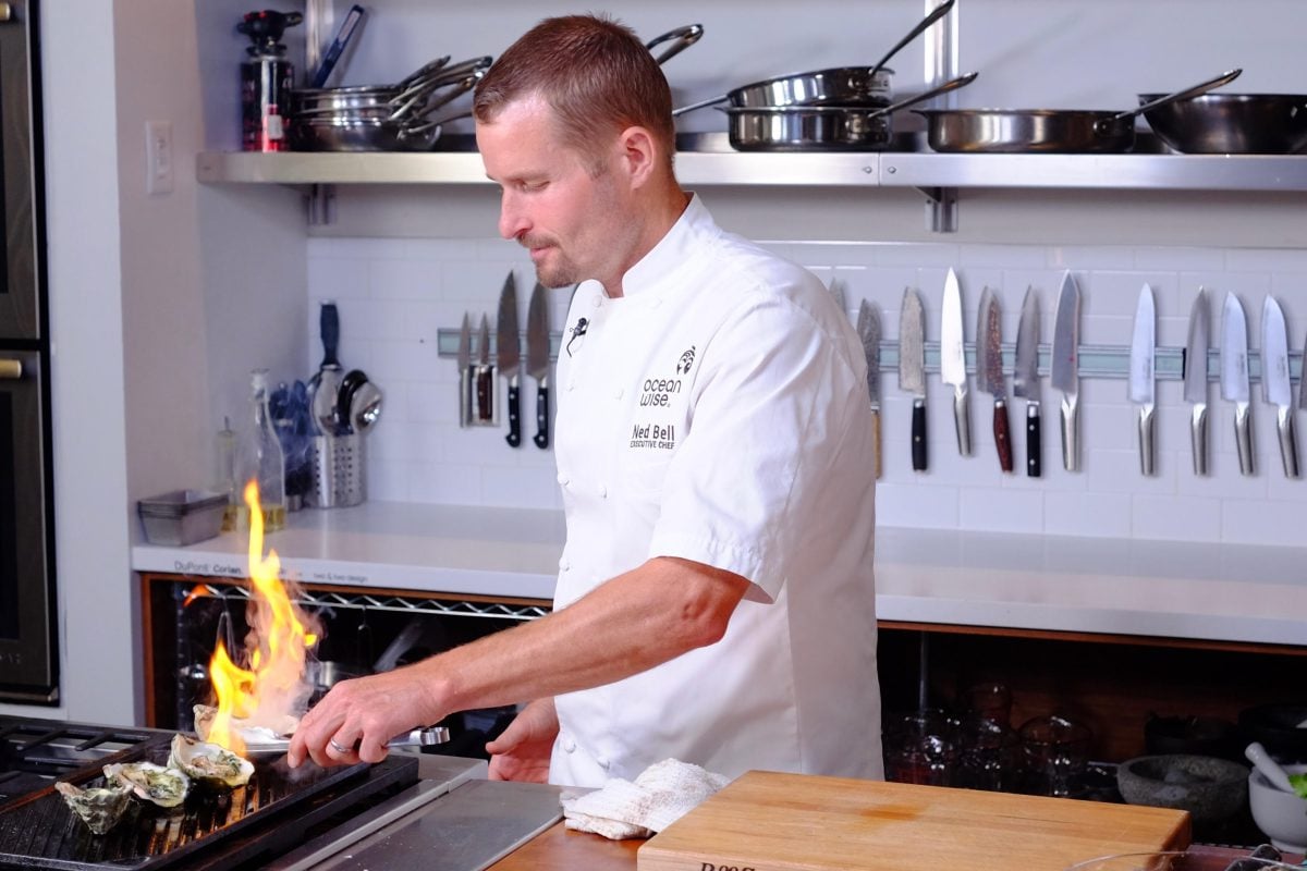 Seafood chef Ned Bell works to bring sustainability into the kitchen ...