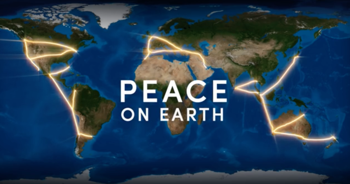 Artist uses GPS tracking to write giant message across globe | Canadian ...