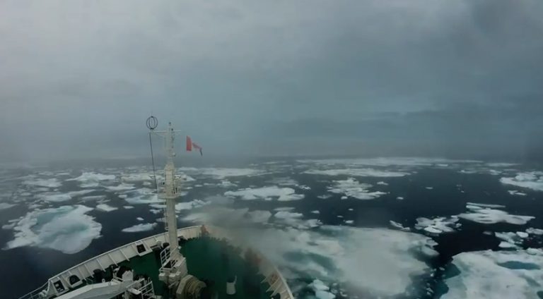 Timelapse video: Victoria Strait search for the Franklin Expedition ...