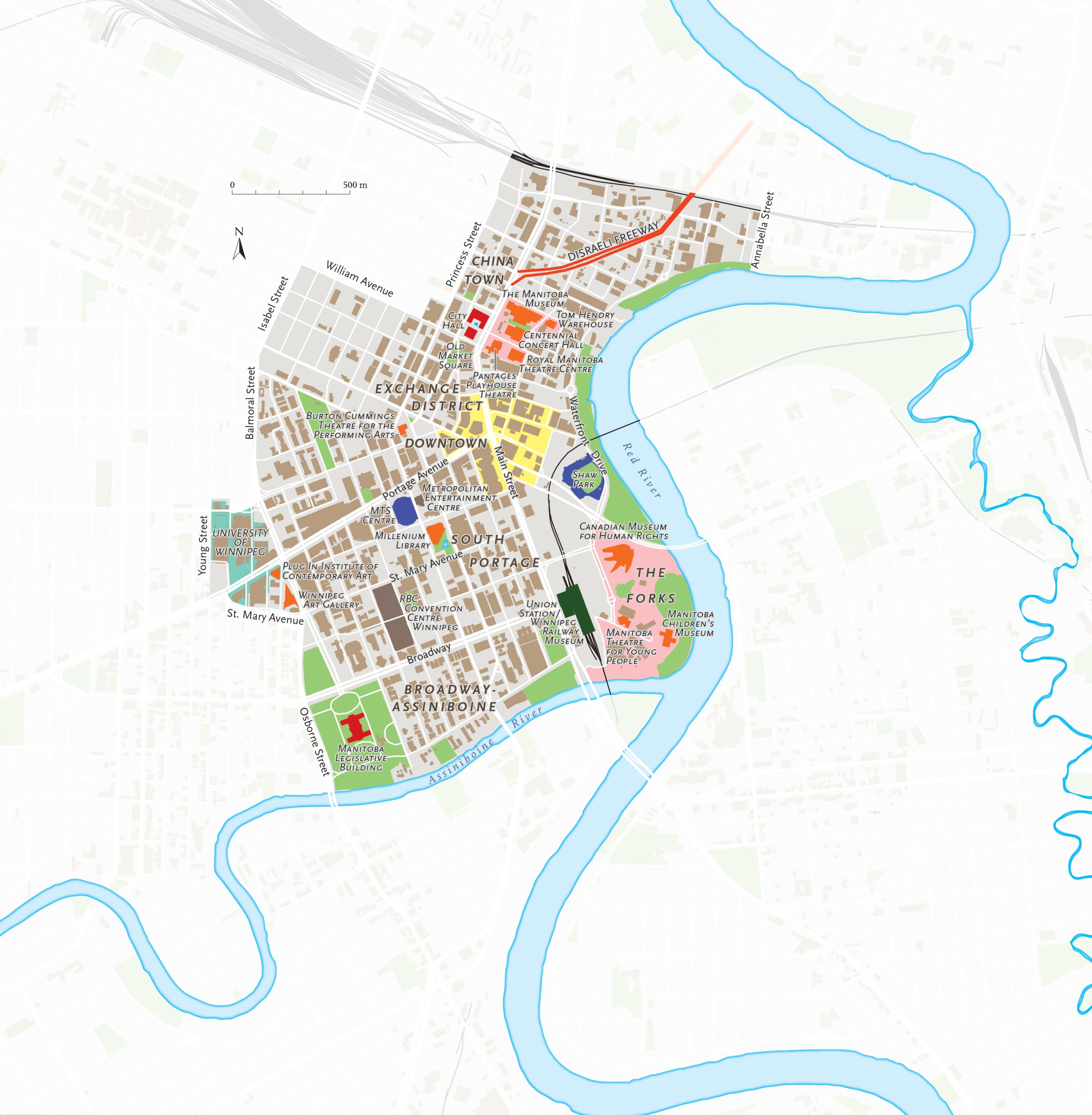 Six maps that put Canada’s downtown cores in context | Canadian Geographic