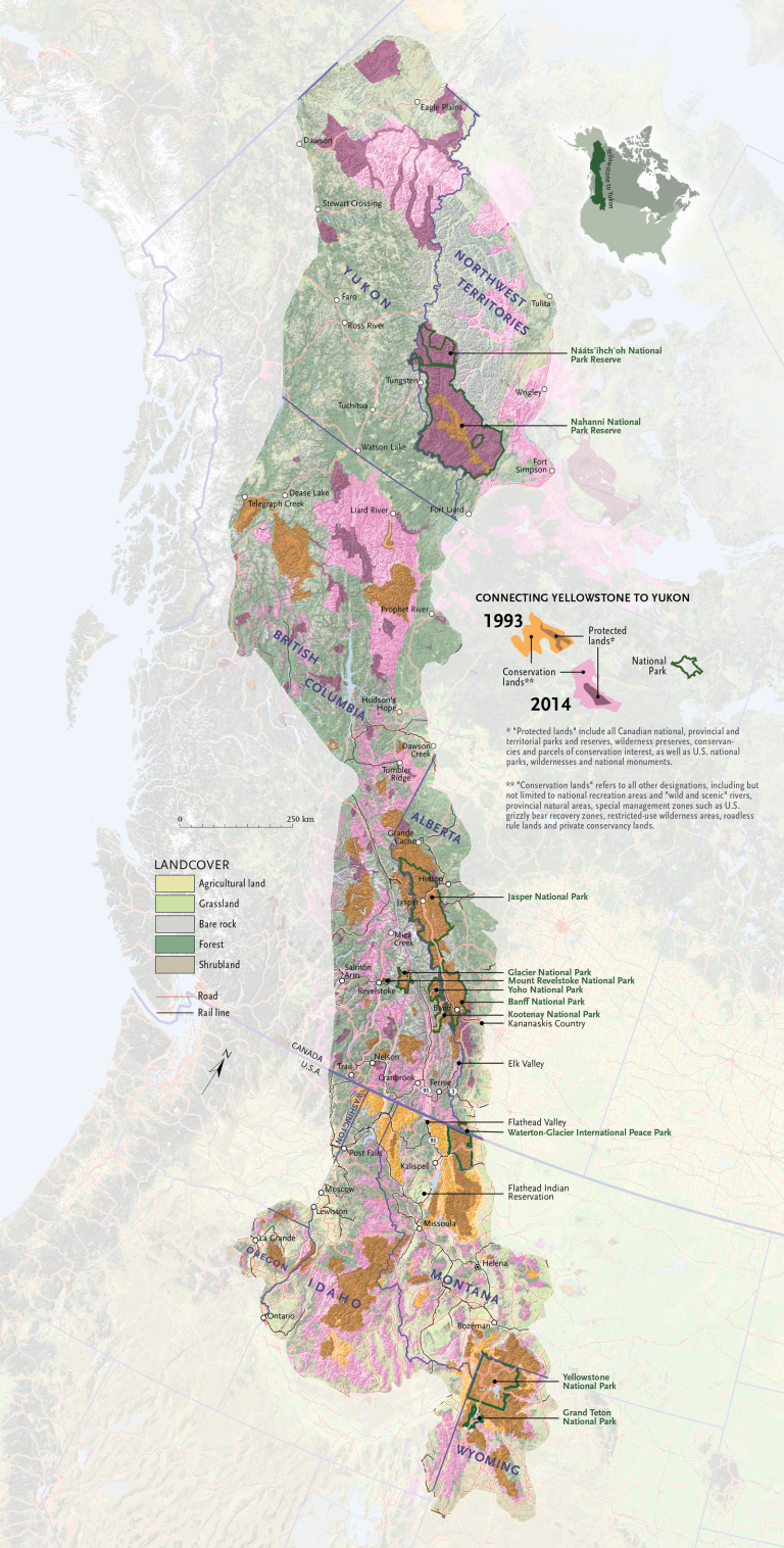 Mapping the Yellowstone to Yukon Conservation Initiative | Canadian ...