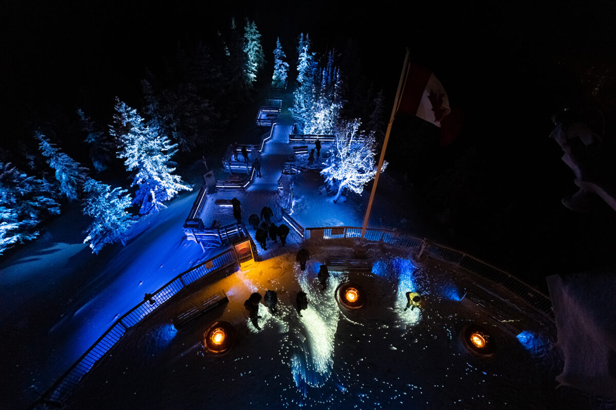 Banff Gondola launches immersive “Nightrise” experience | Canadian ...