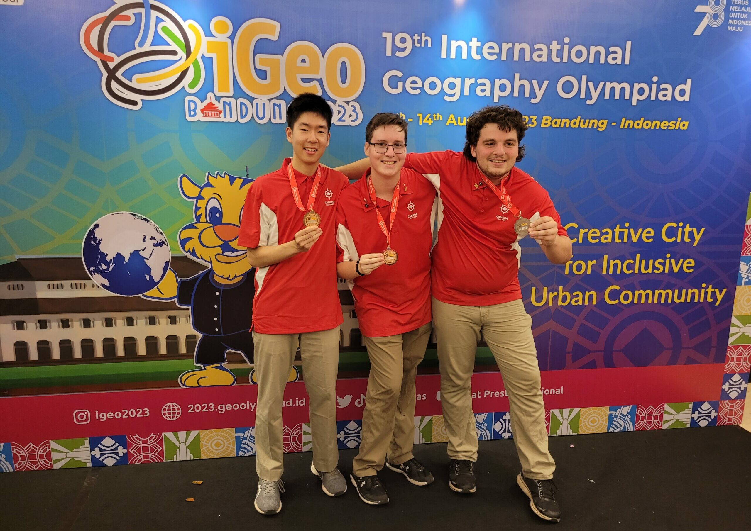 Team Canada wins silver and bronze at the International Geography ...