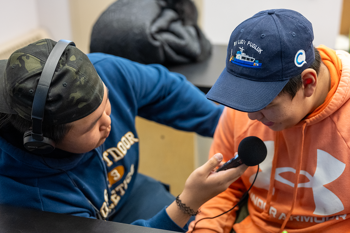 Passing the Mic, Part 3 — The students of Netsilik School, Taloyoak ...
