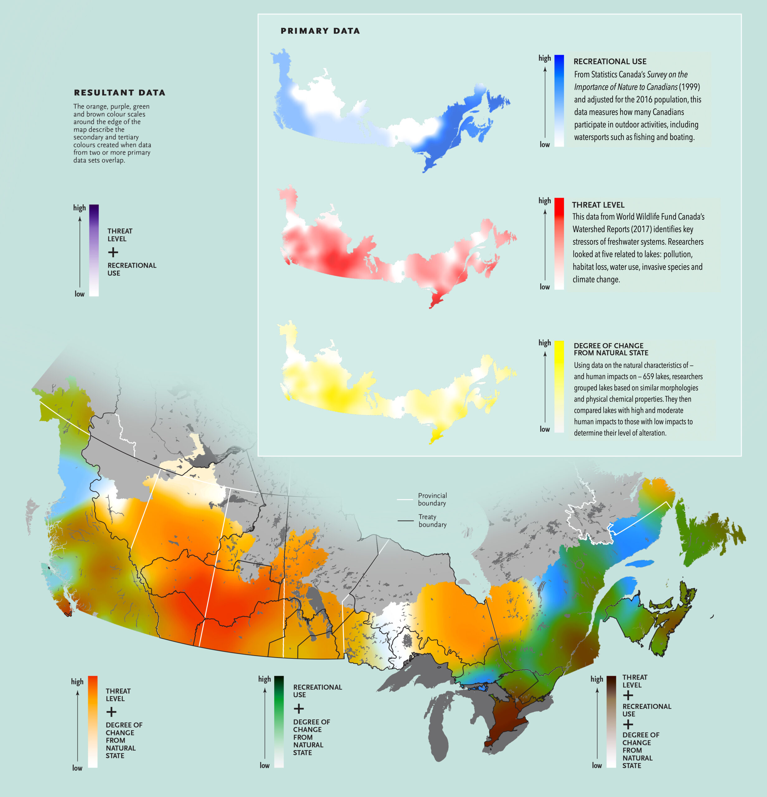 First ever map provides social-ecological view of Canada’s lakes ...