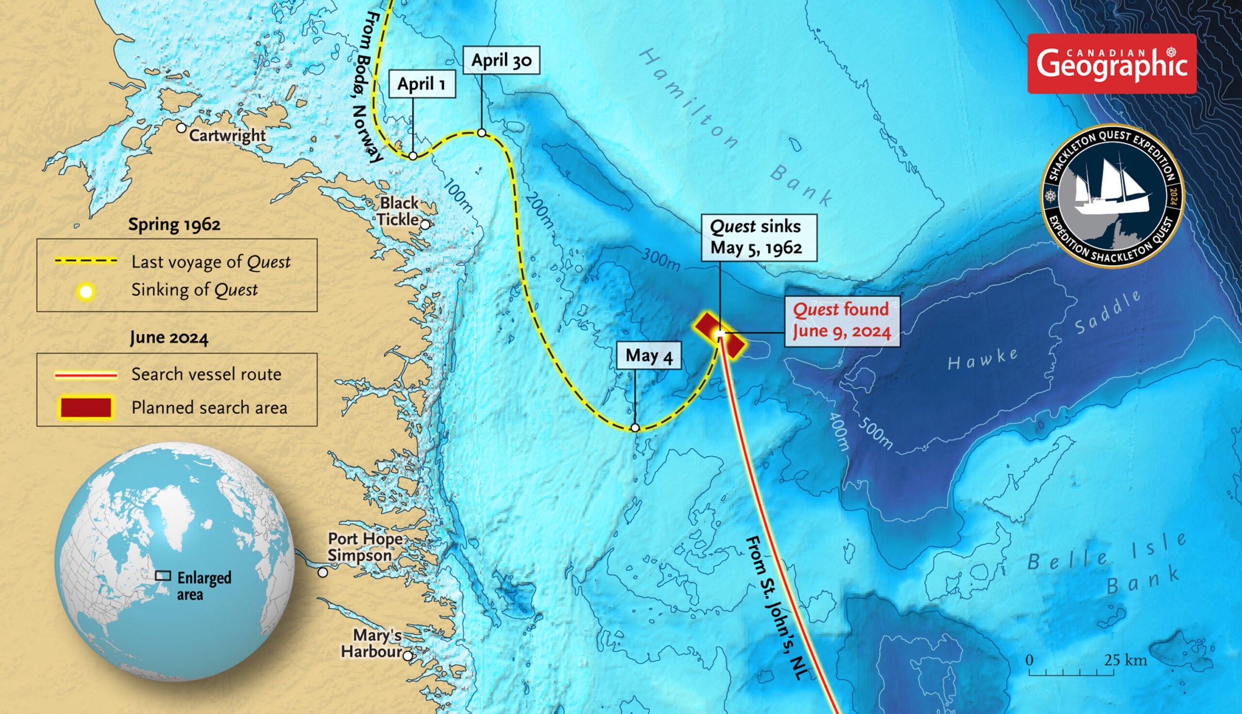 Wreck of Quest, famed Antarctic explorer Sir Ernest Shackleton’s last ...